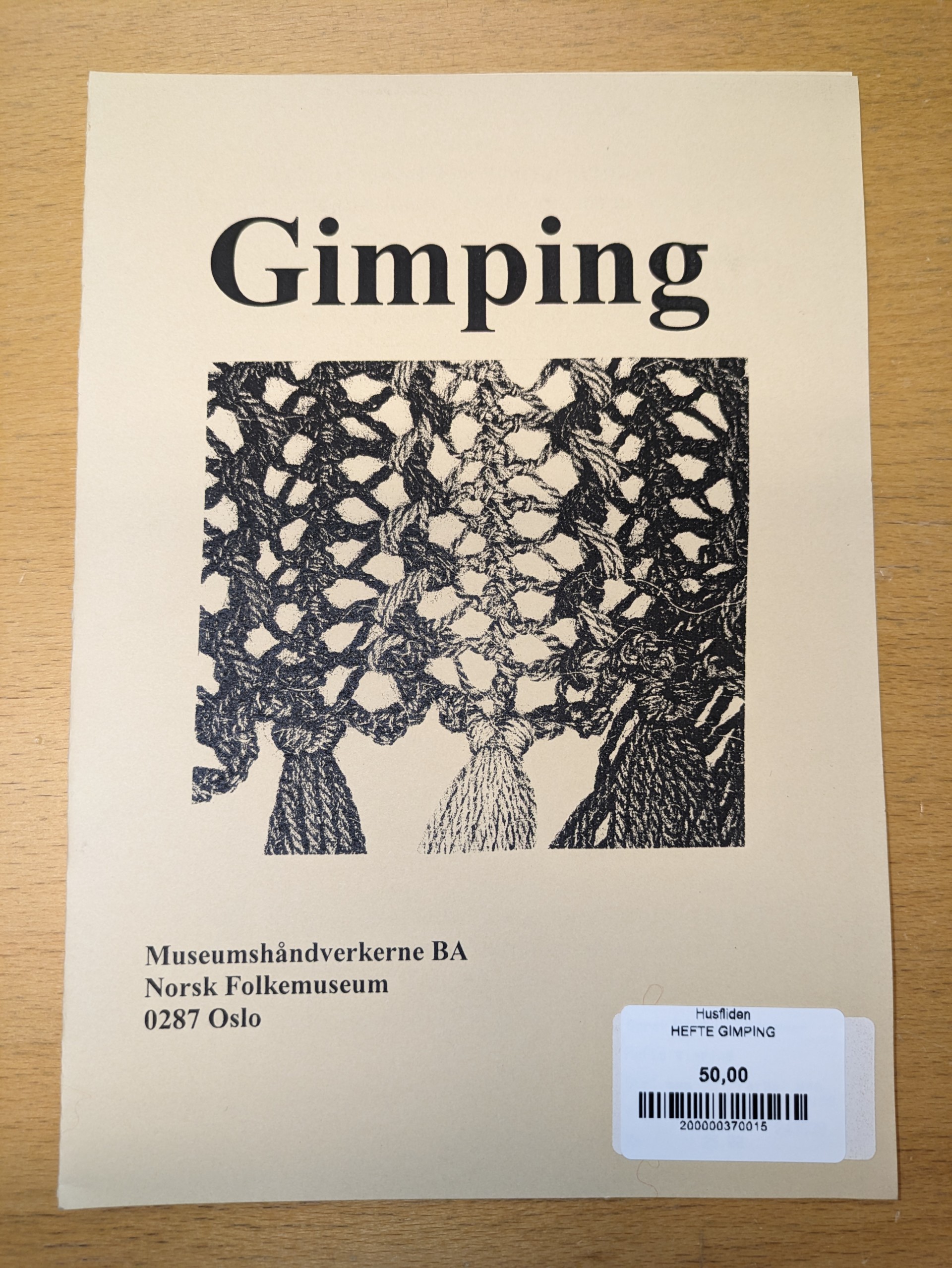 HEFTE GIMPING - Husfliden Gjøvik & Lillehammer